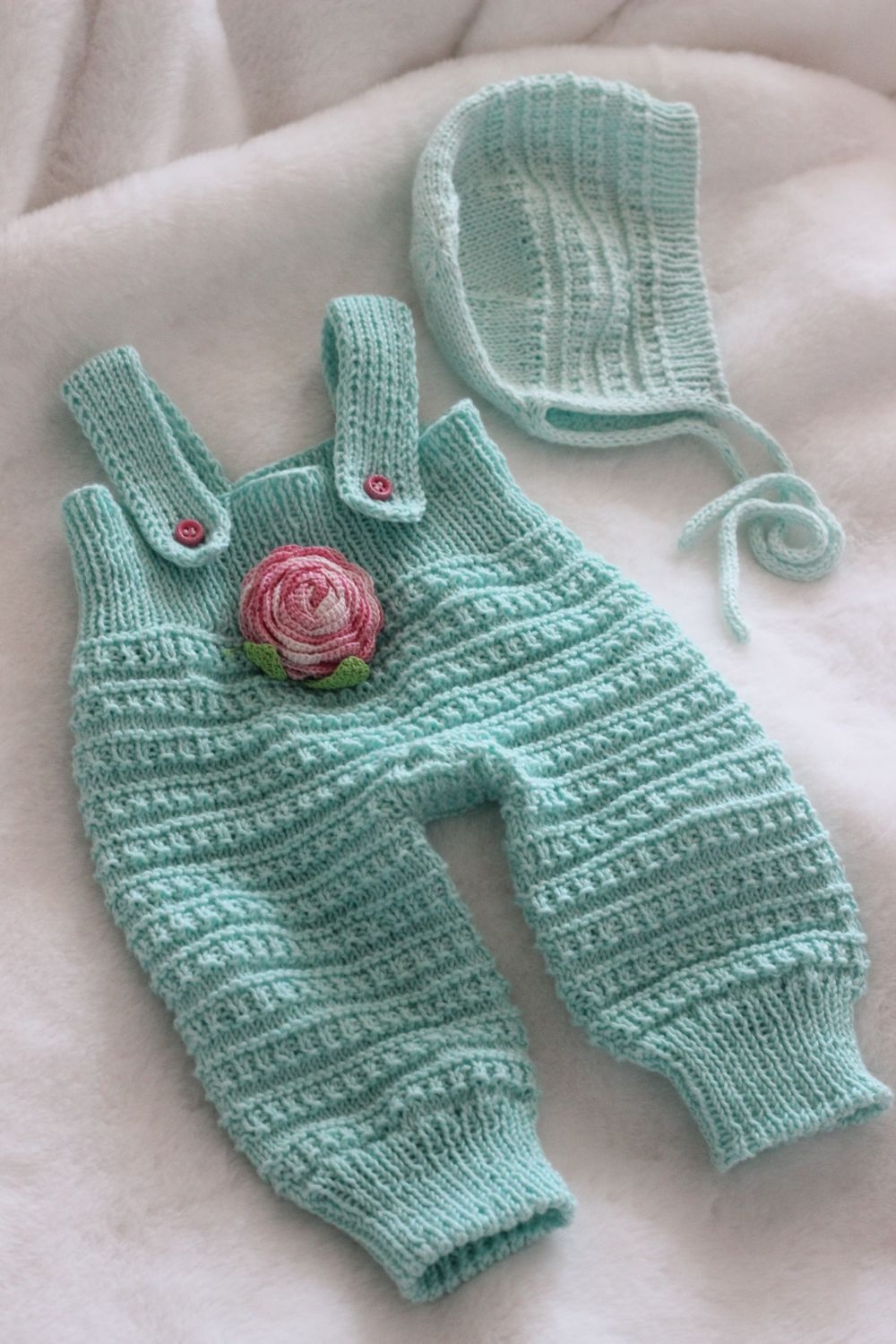Baby Romper Knitting Pattern