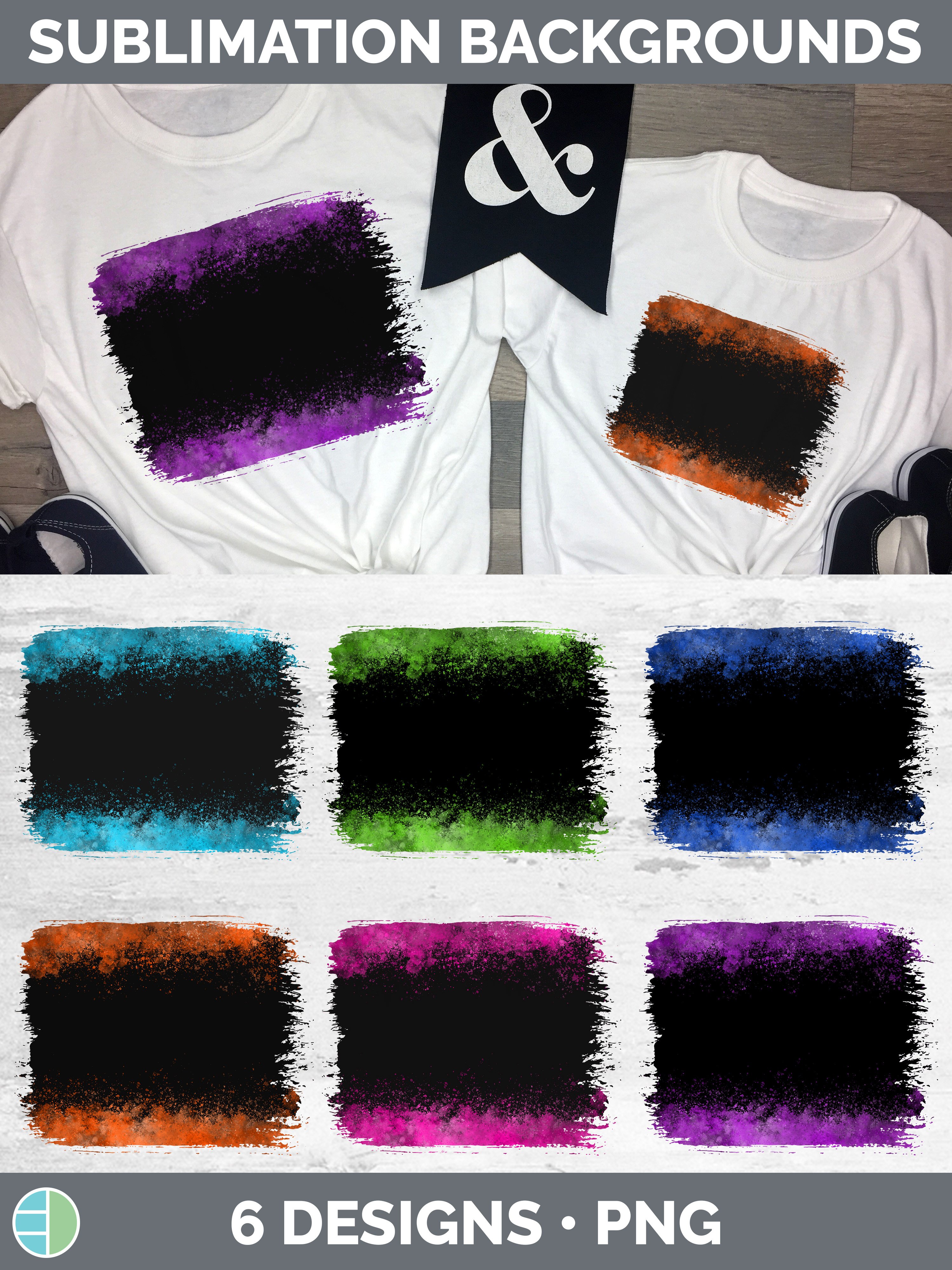 Bright Distressed Sublimation Background