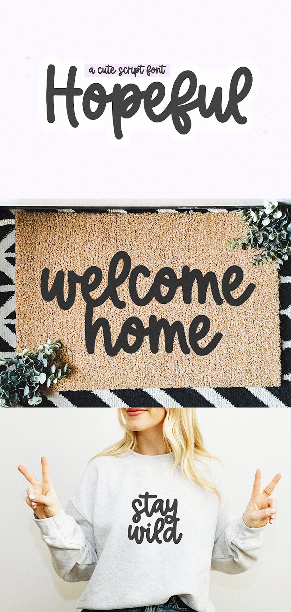 Hopeful - Cute Script Font