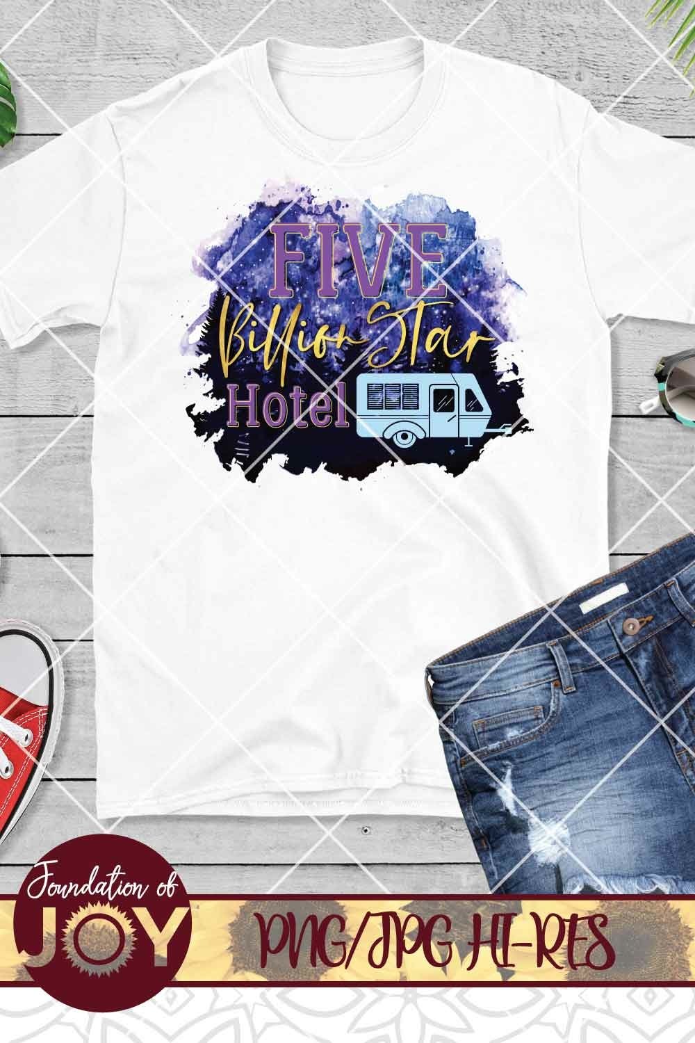 Five Billion Star Hotel Sublimation, Rv Sub, Camper png