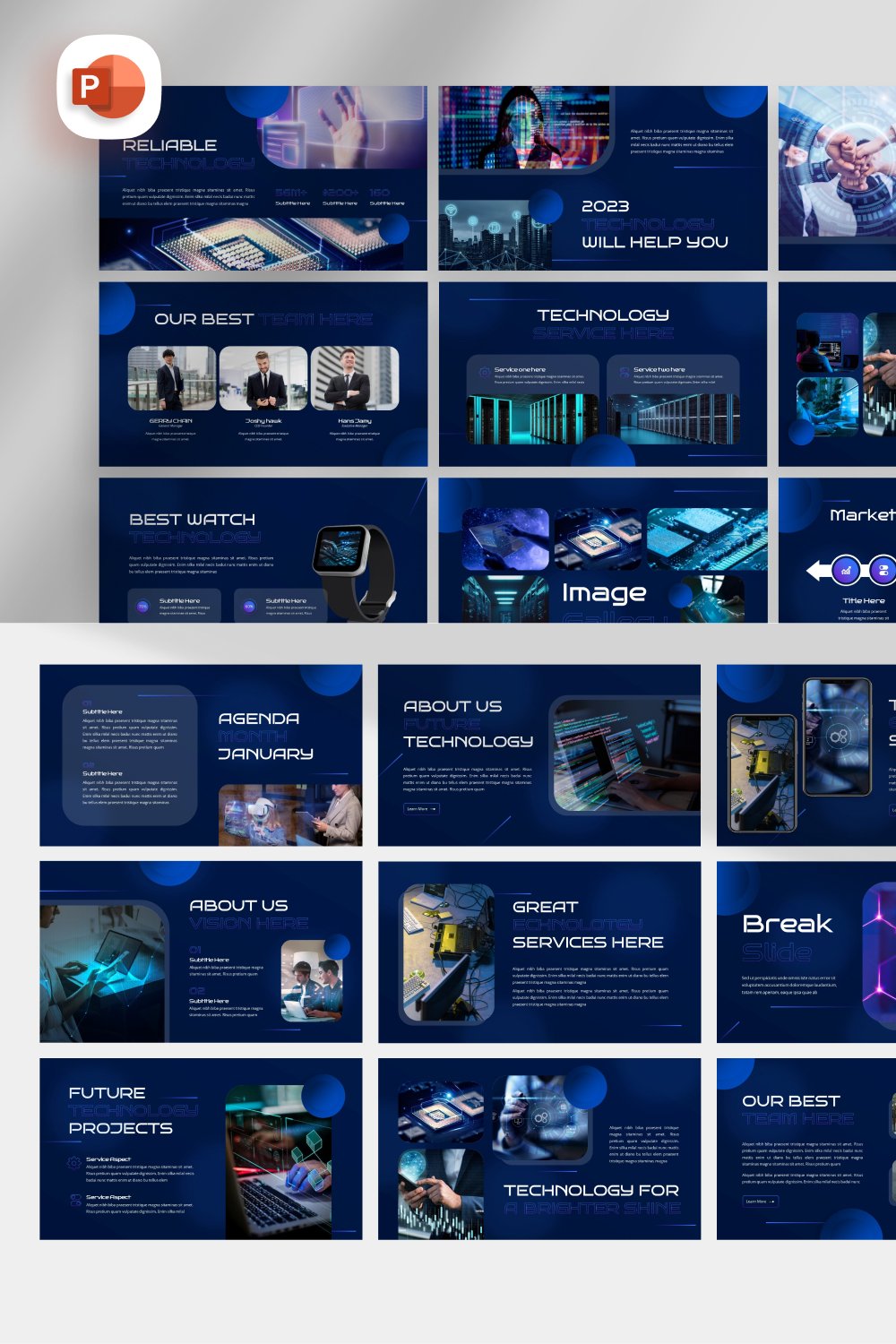 Future Technology Presentation Template