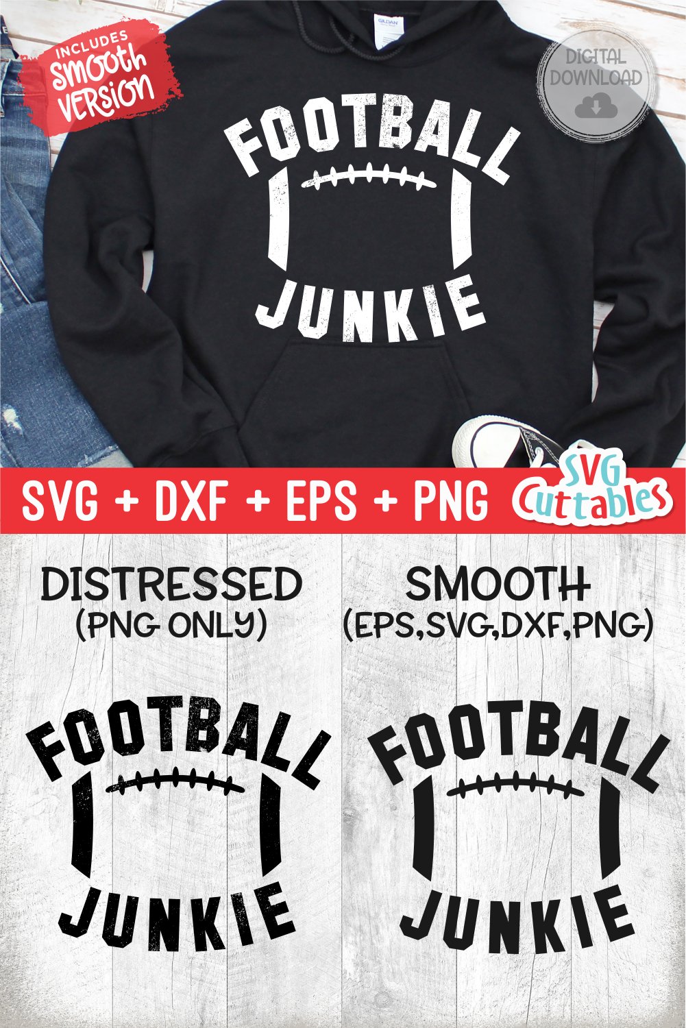 Football SVG | Football Junkie (2003417)