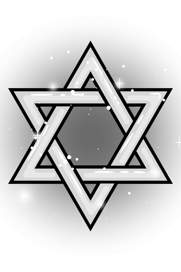 Grey Shield of David