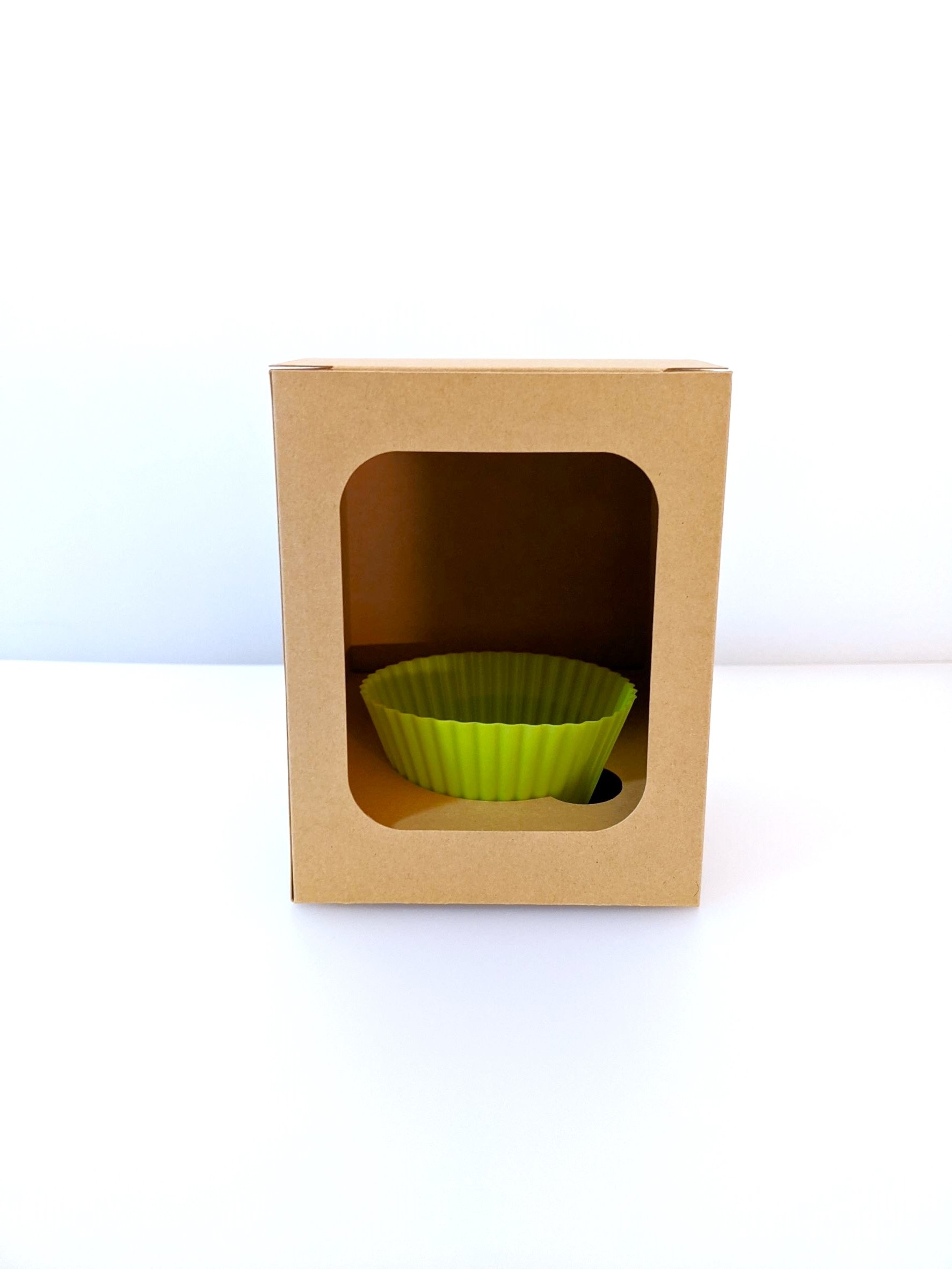 Single Cupcake Box Template for Cutting Machines