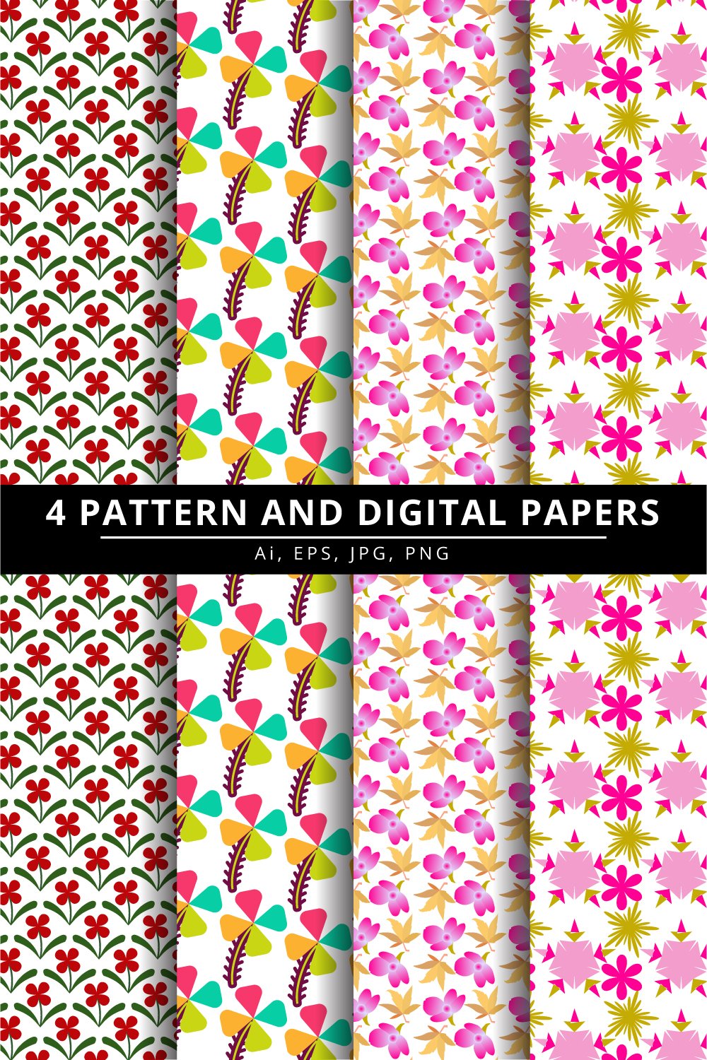 Floral Pattern and Digital Paper (2207966)