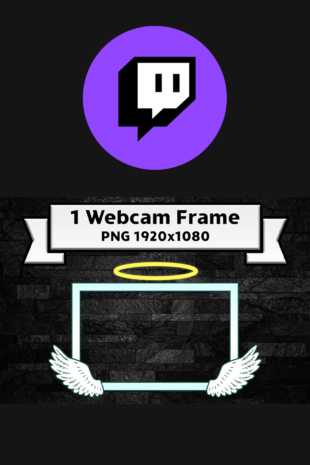 Holy angle twitch webcam frame live-stream overlay