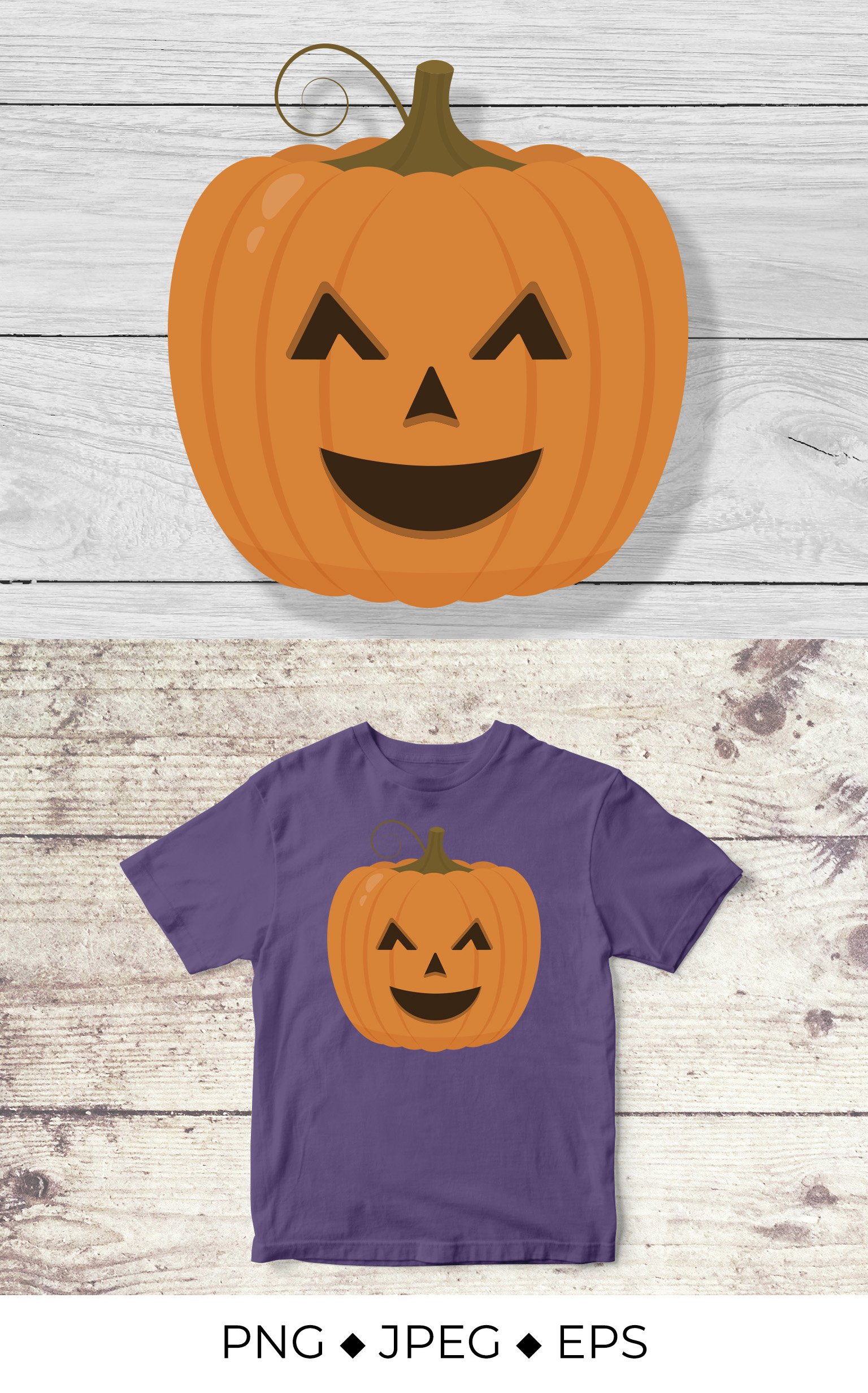 Laughing Halloween pumpkin face. Funny Jack-o'-Lantern