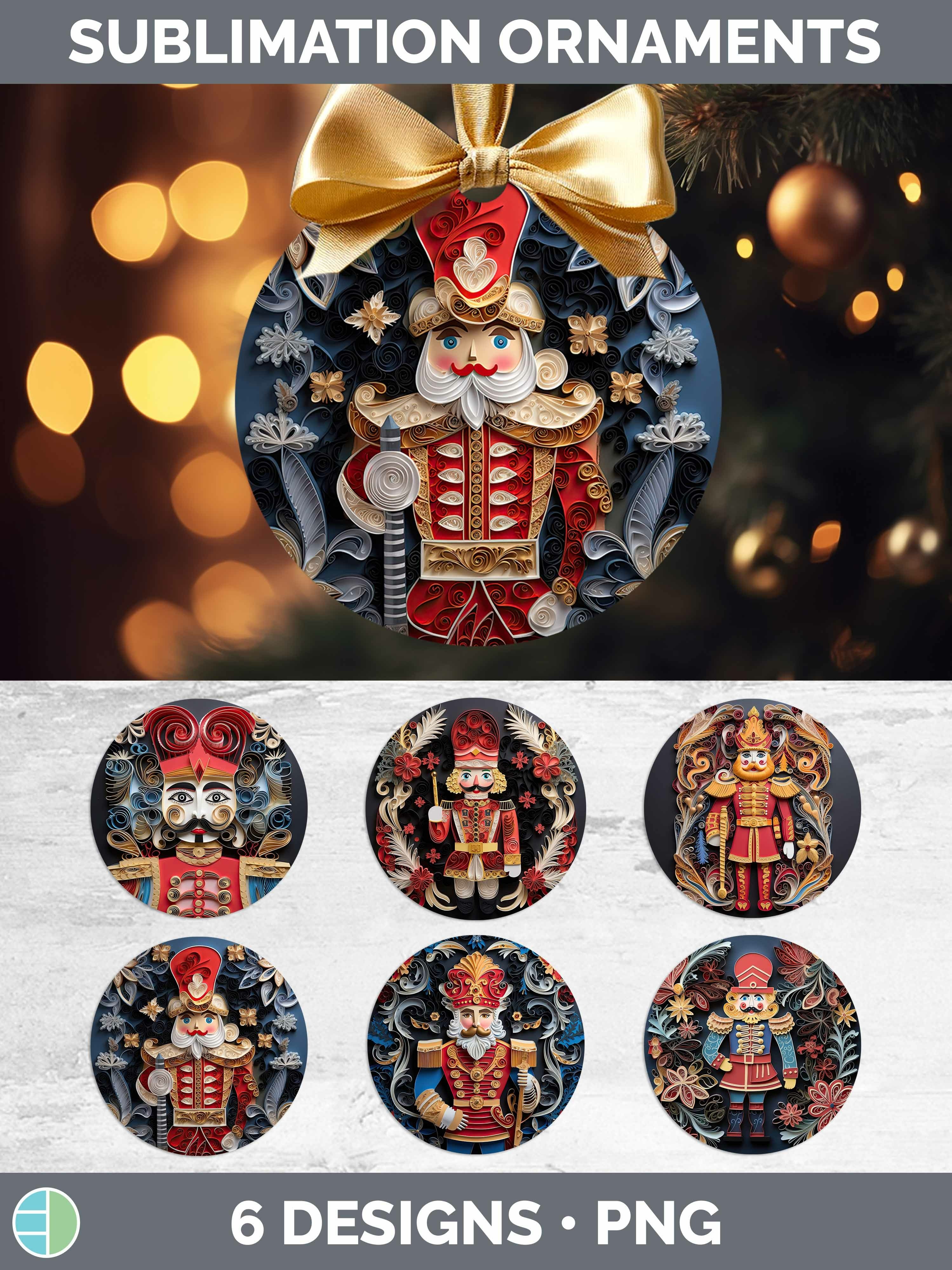 3D 18 Nutcracker Ornament | Bundle Bauble Designs
