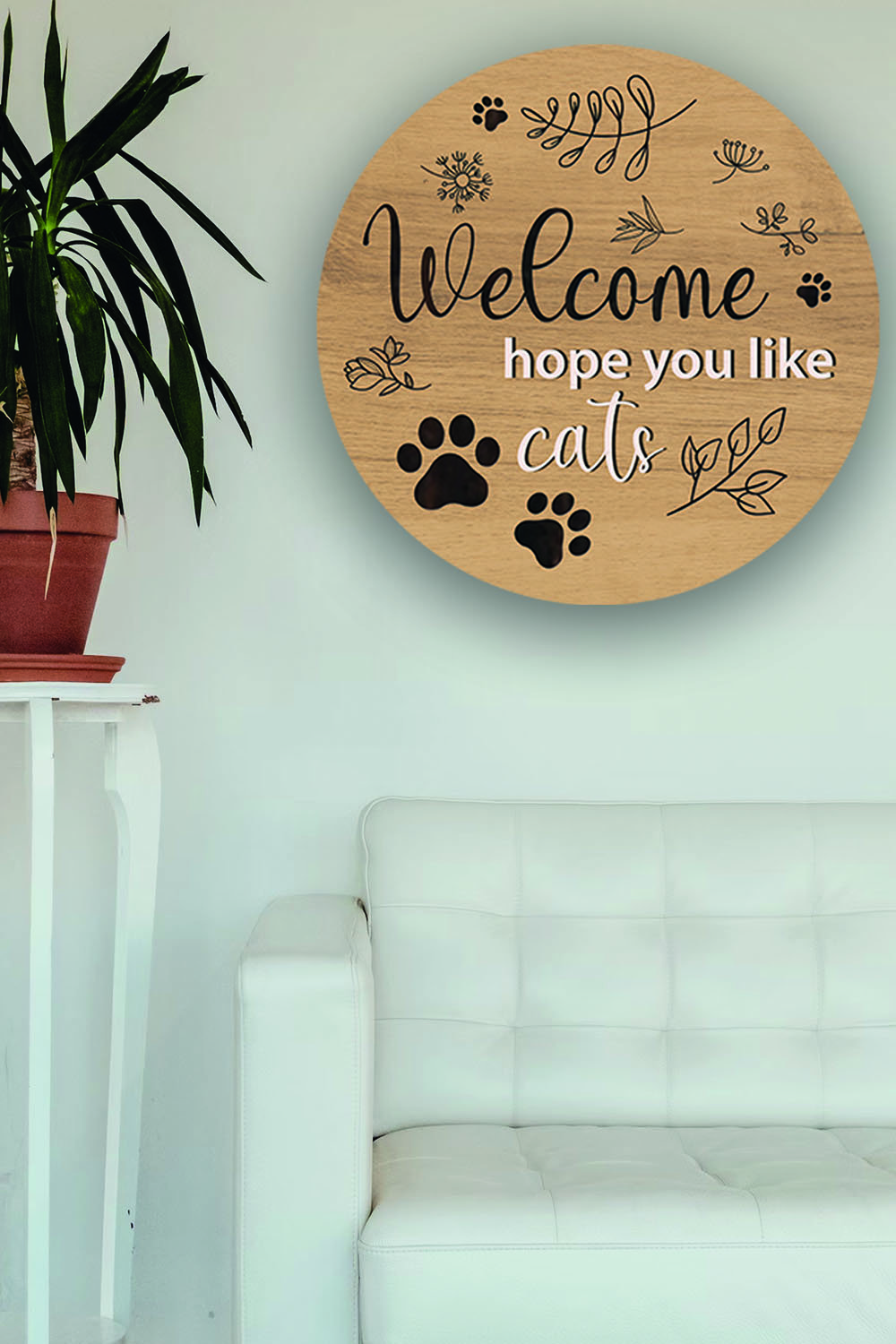 Wall Ornaments Decor, Multilayer Cut Template