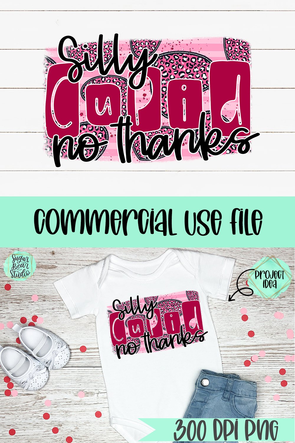 Silly Cupid No Thanks PNG | Valentine's Sublimation Design