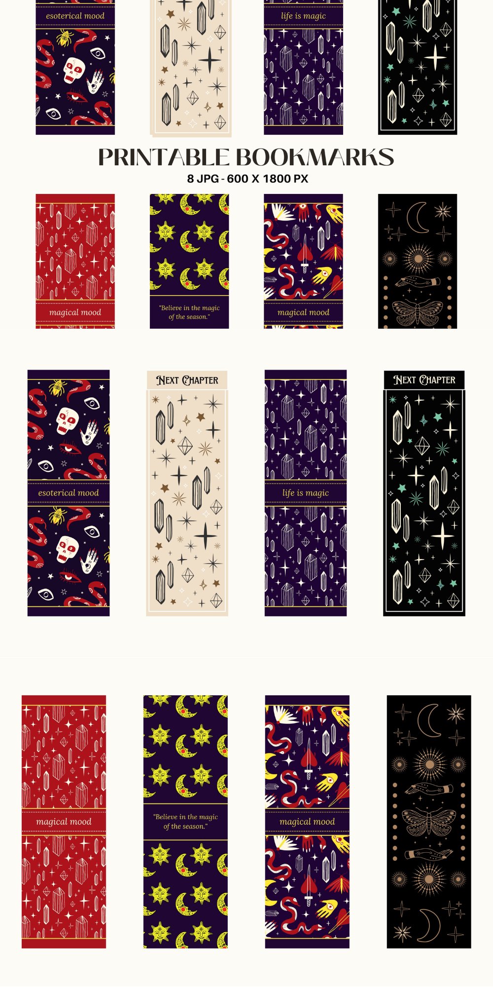 Magical Bookmarks Printable (5207016)