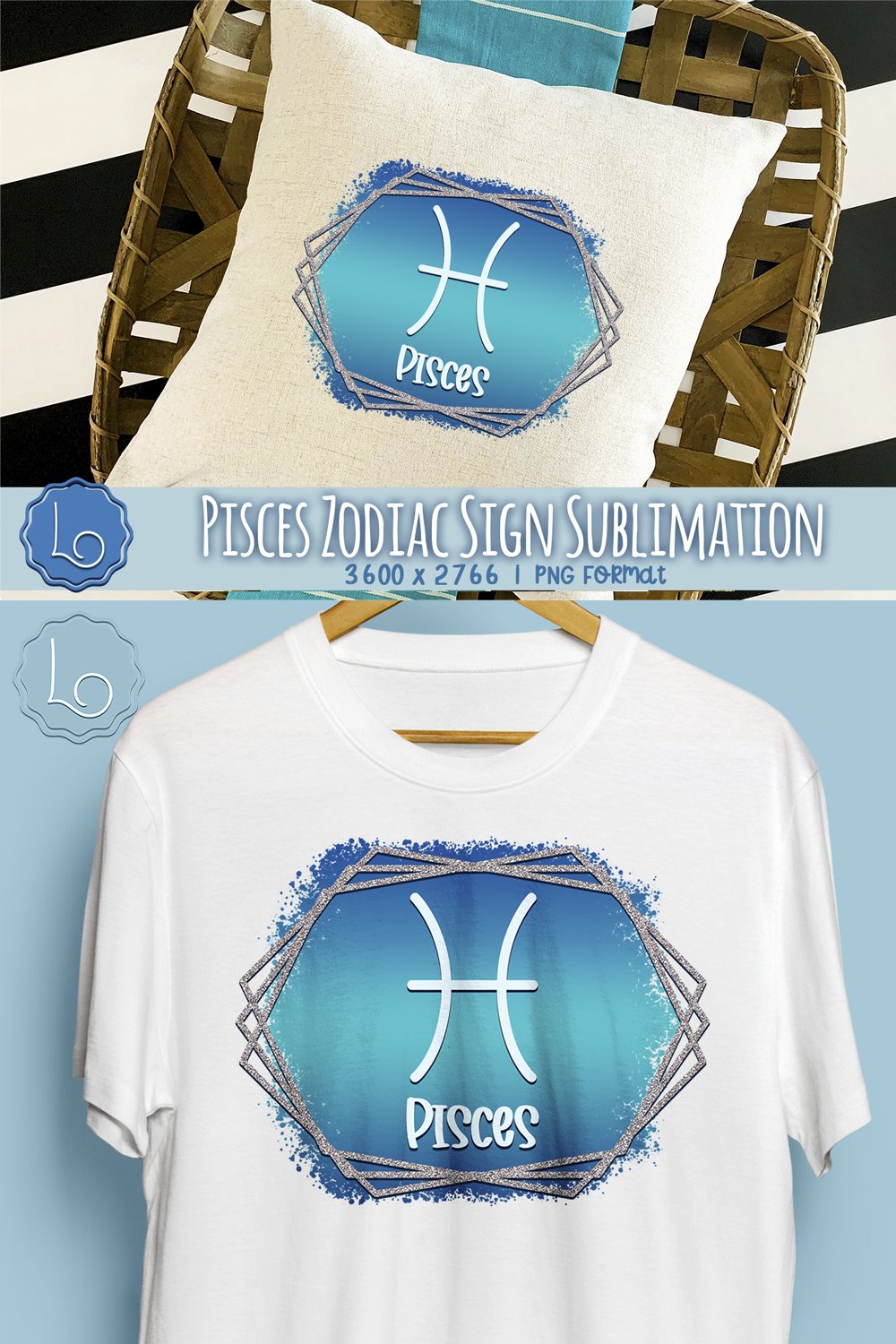 Pisces Zodiac Sign Sublimation