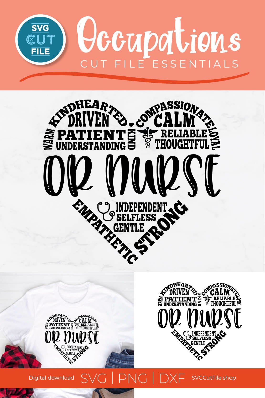 OR Nurse svg for super-cute gifts, like tshirts