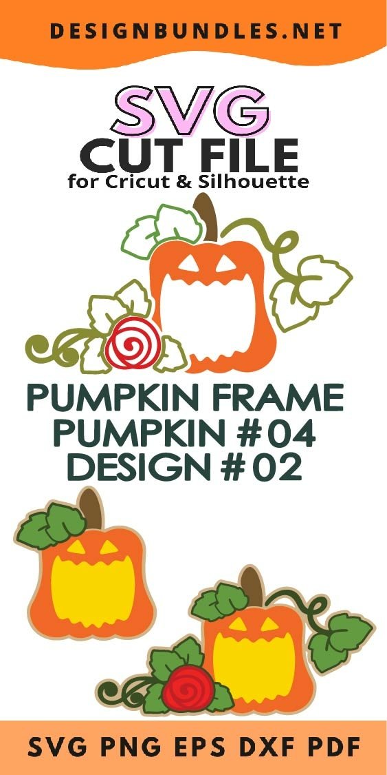 Pumpkin frames Sublimation SVG CUT FILE HALLOWEEN