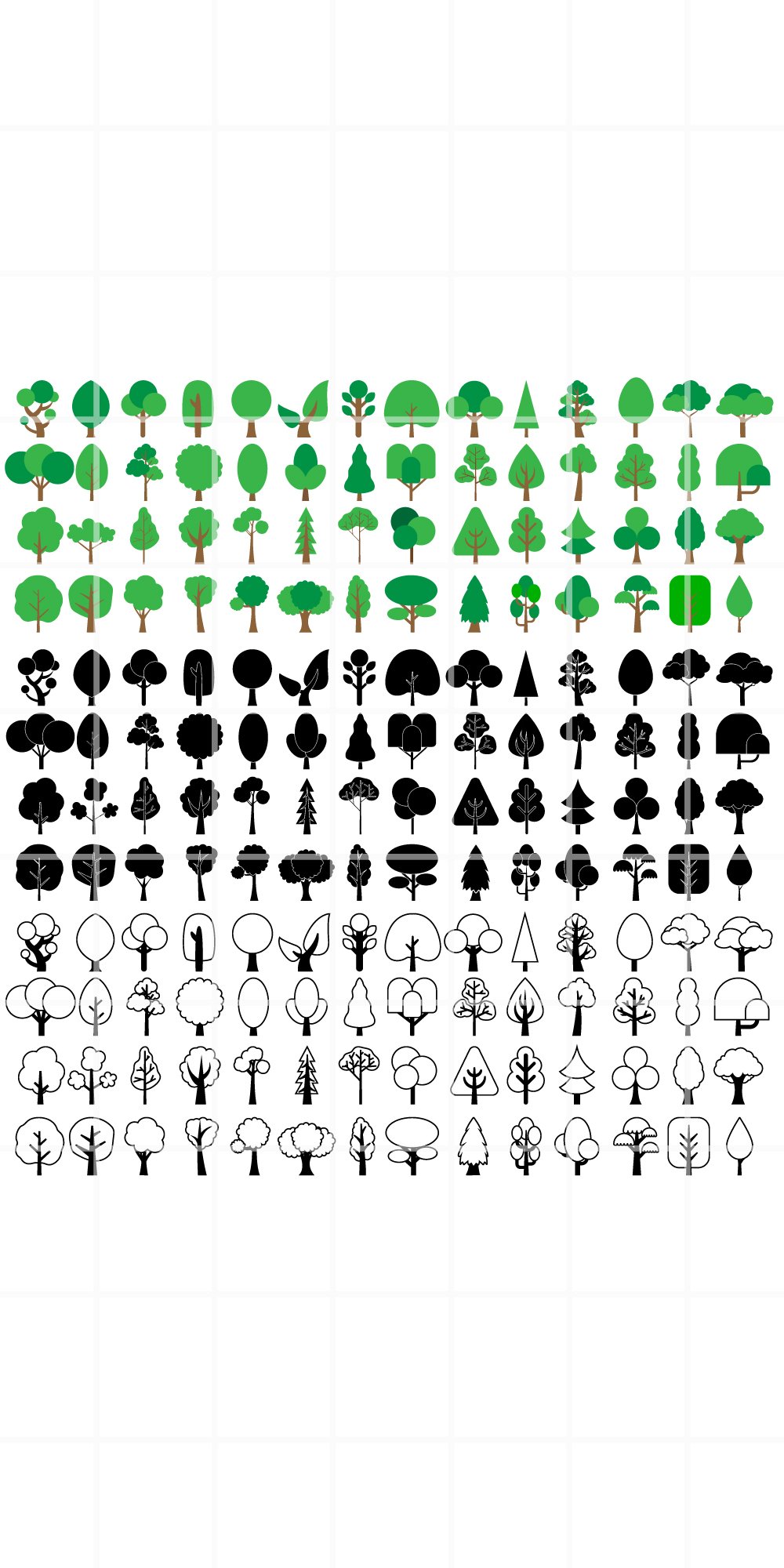 Tree SVG. Tree png. tree cut file. Tree clipart. cricut.