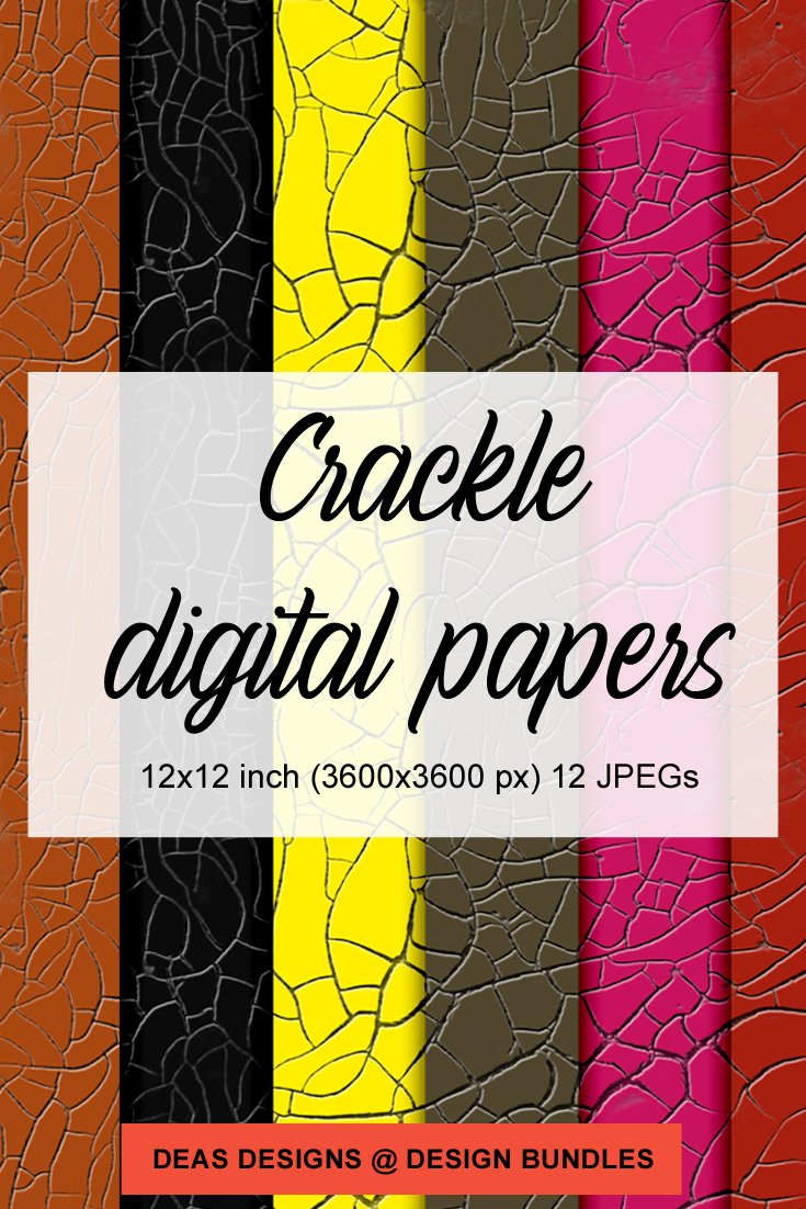 Crackle digital papers