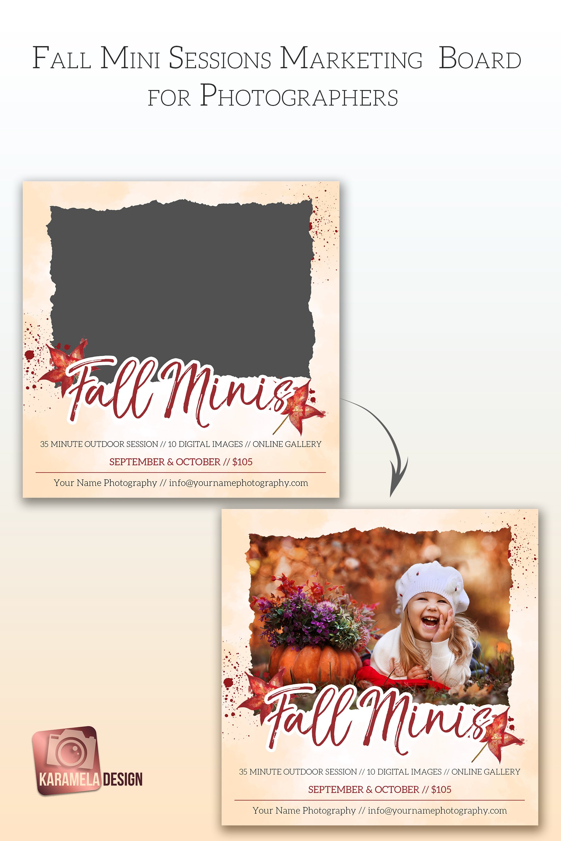 Fall Photo Sessions Marketing Template