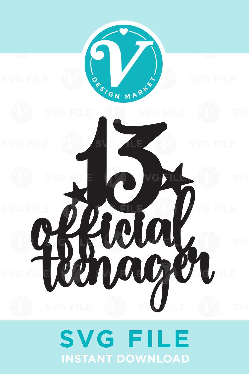 13 Official Teenager DIY Cake Topper (1837359)