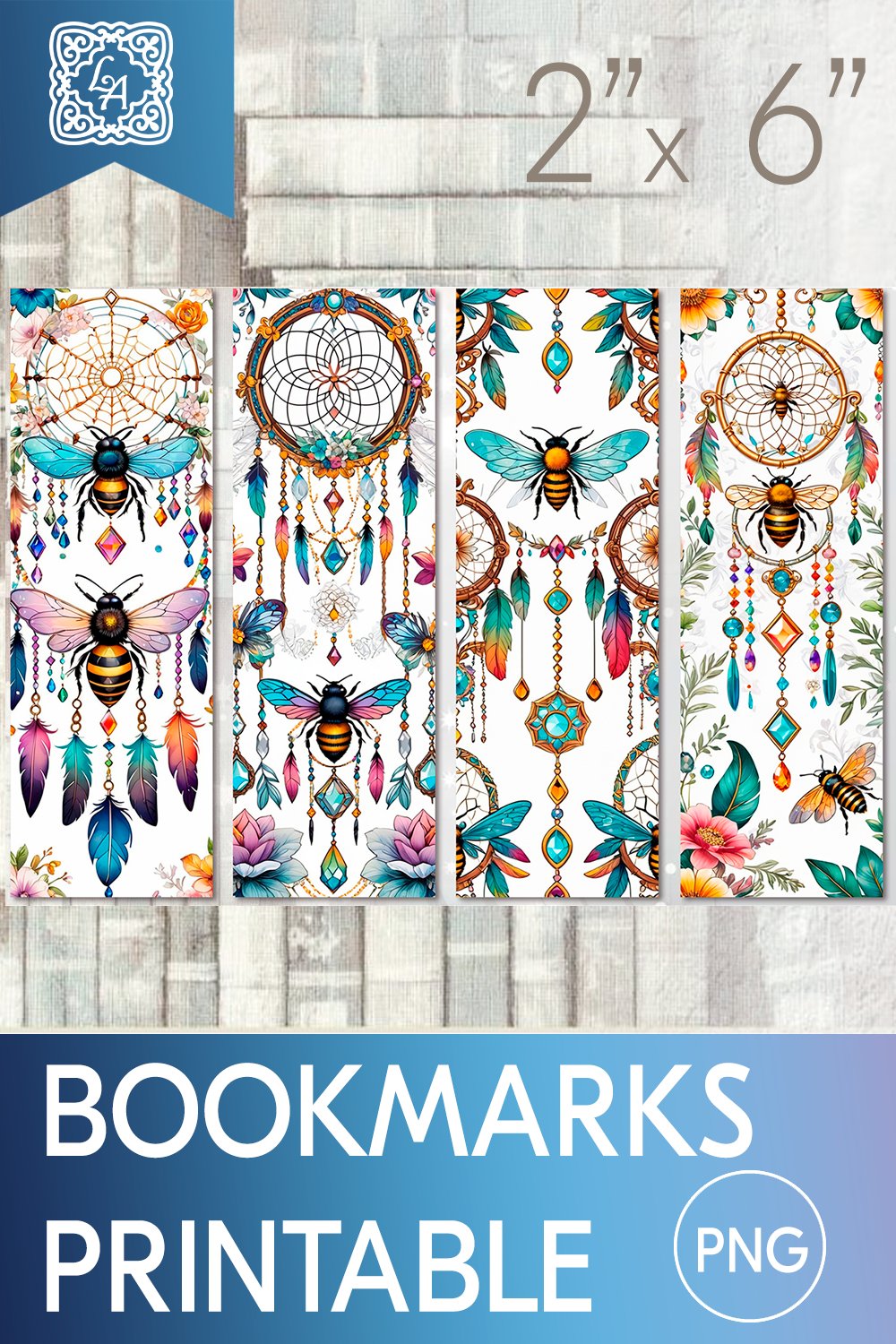 Bee Printable Bookmark