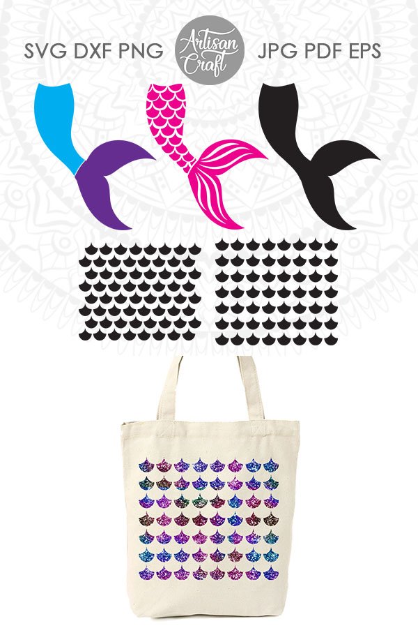 Mermaid tail SVG, mermaid SVG, mermaid scales, fish scale