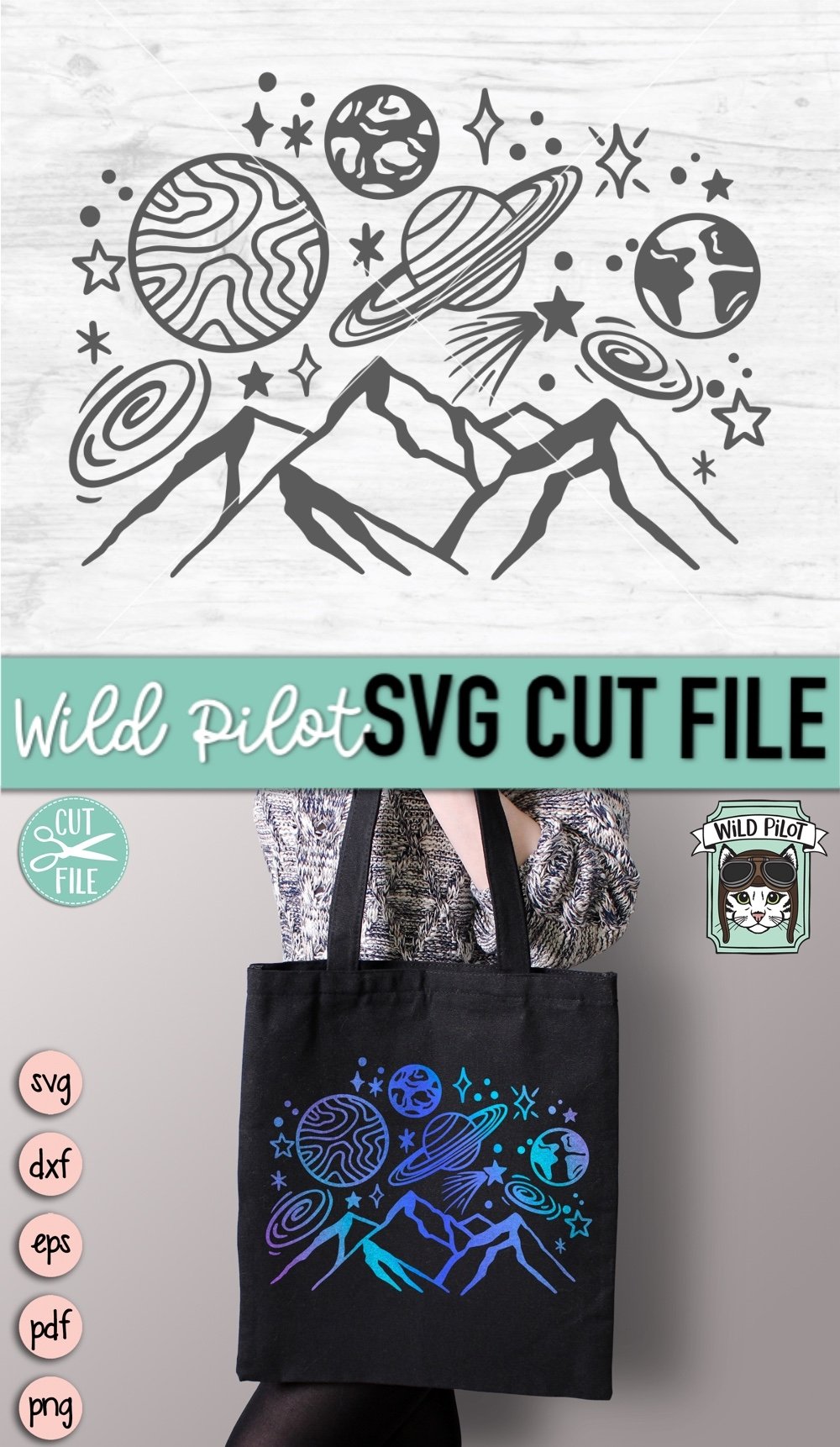 Galaxy SVG, Space Mountain SVG, Celestial SVG, Solar System