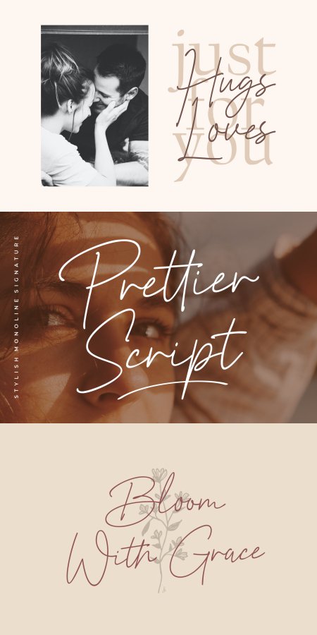 Prettier Script - Stylish Monoline