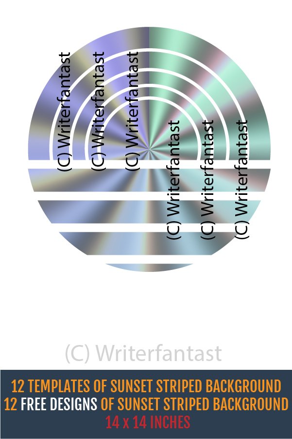 Vintage Sunset Templates. Templates Of Sunset (1440108)