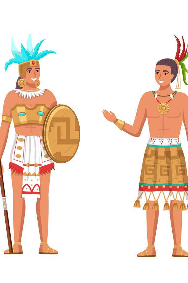 Indians Maya civilization. Historical heritage. Native Ameri