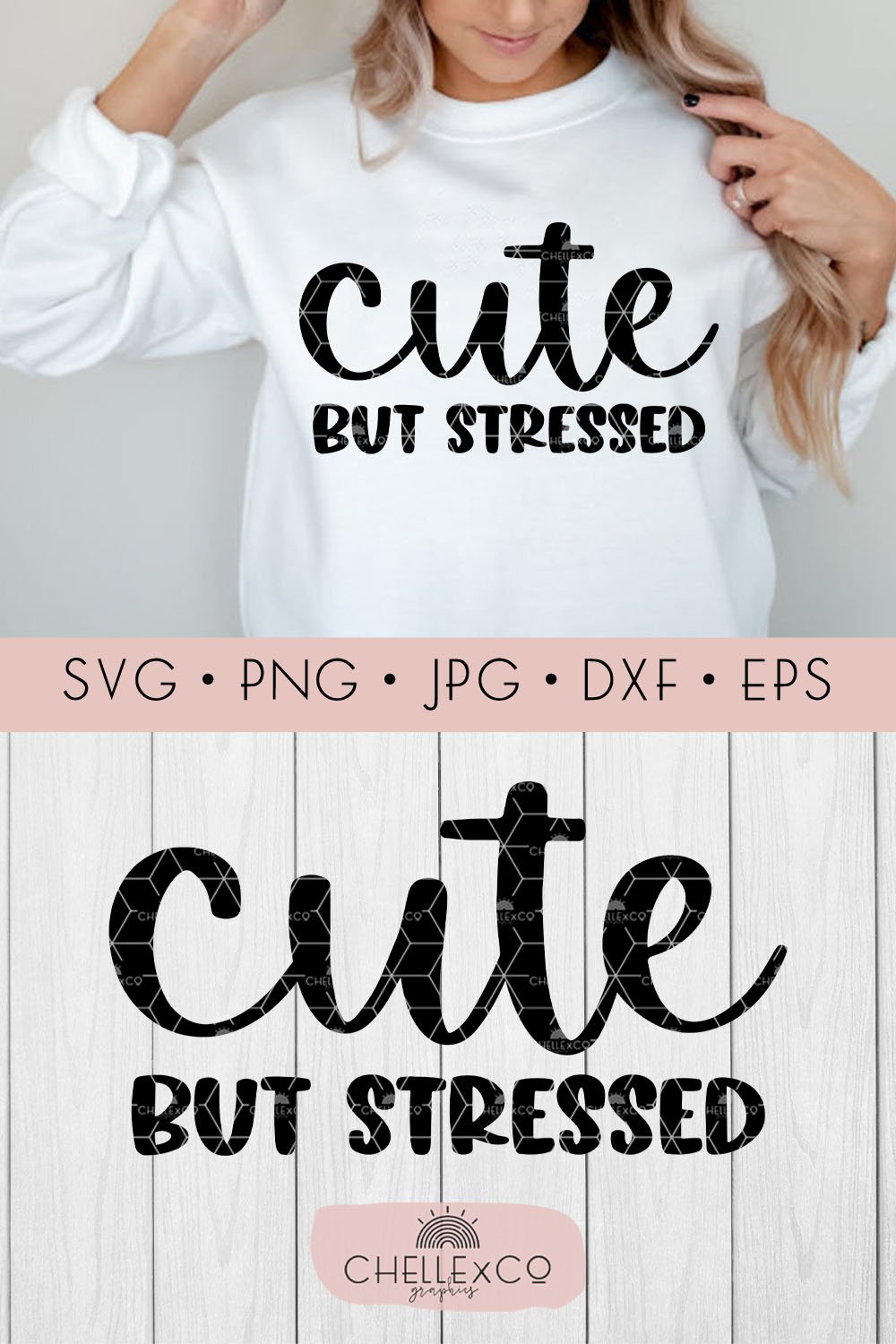 Cute But Stressed SVG PNG JPG