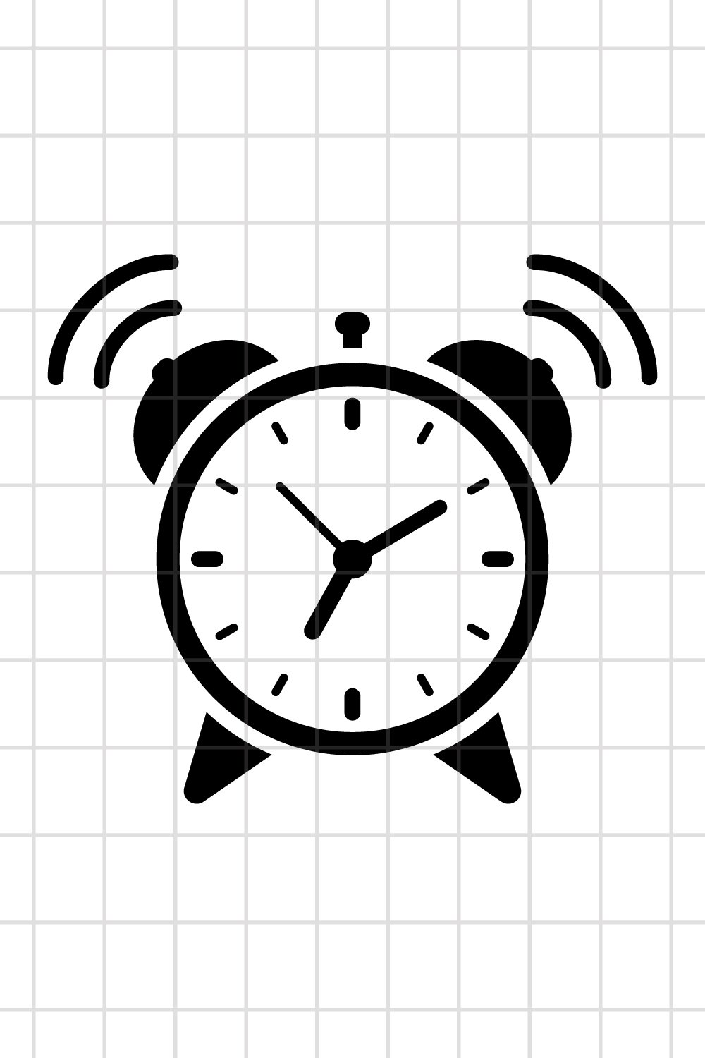 Ringing alarm clock icon (2493699)