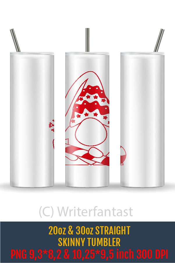 20oz & 30oz STRAIGHT Skinny Tumbler Sublimation, (1710557)