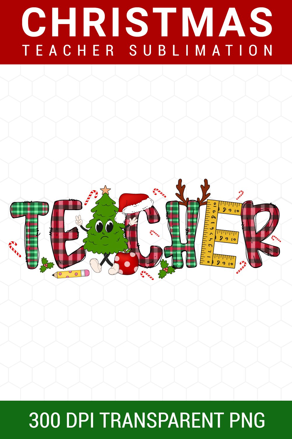 Christmas Teacher Sublimation|Christmas (2849945)