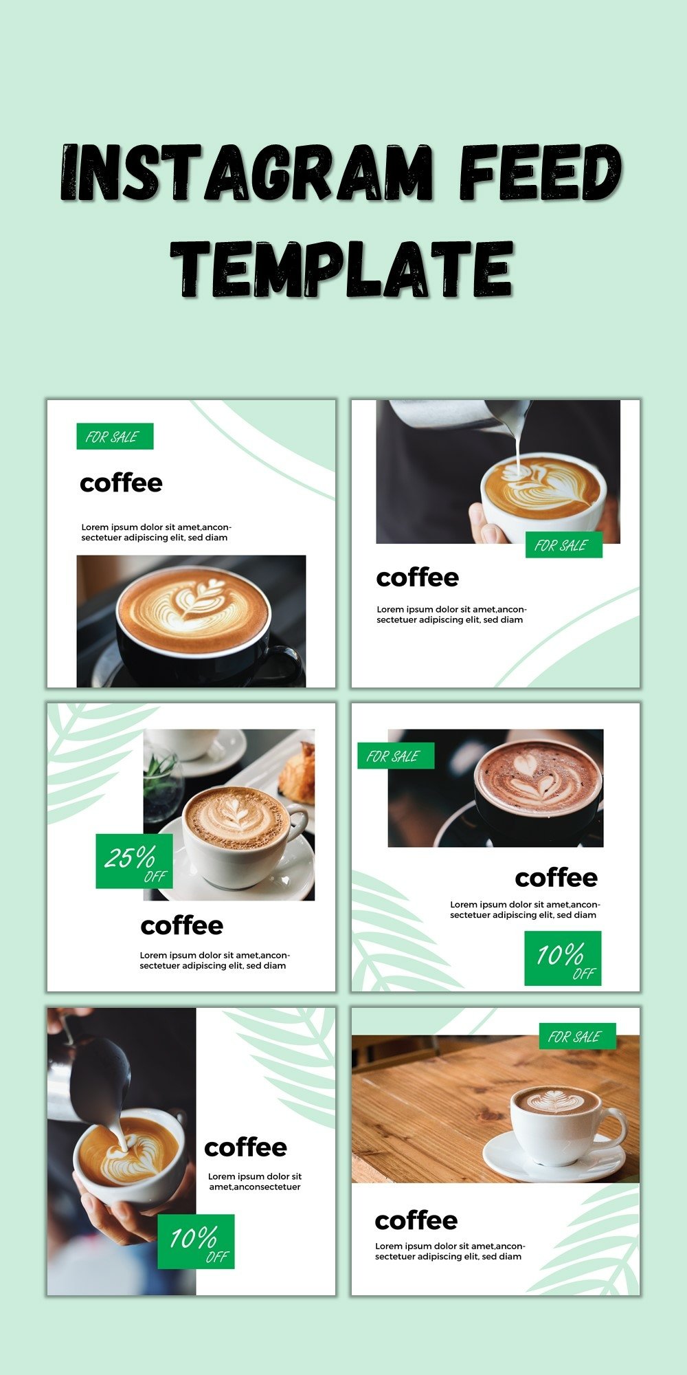 Template Instagram Business - Coffee #3