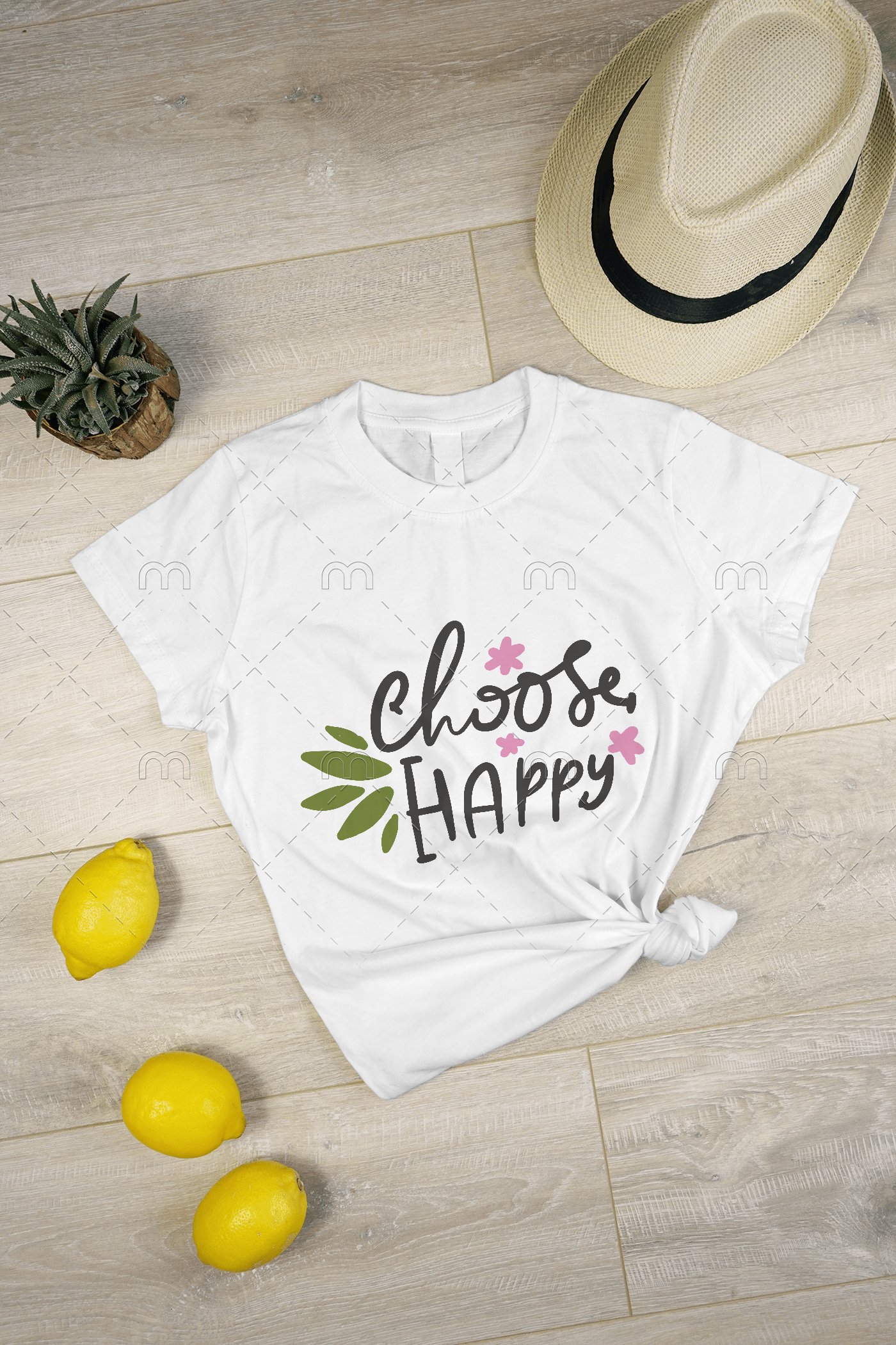 Choose happy. SVG cut file