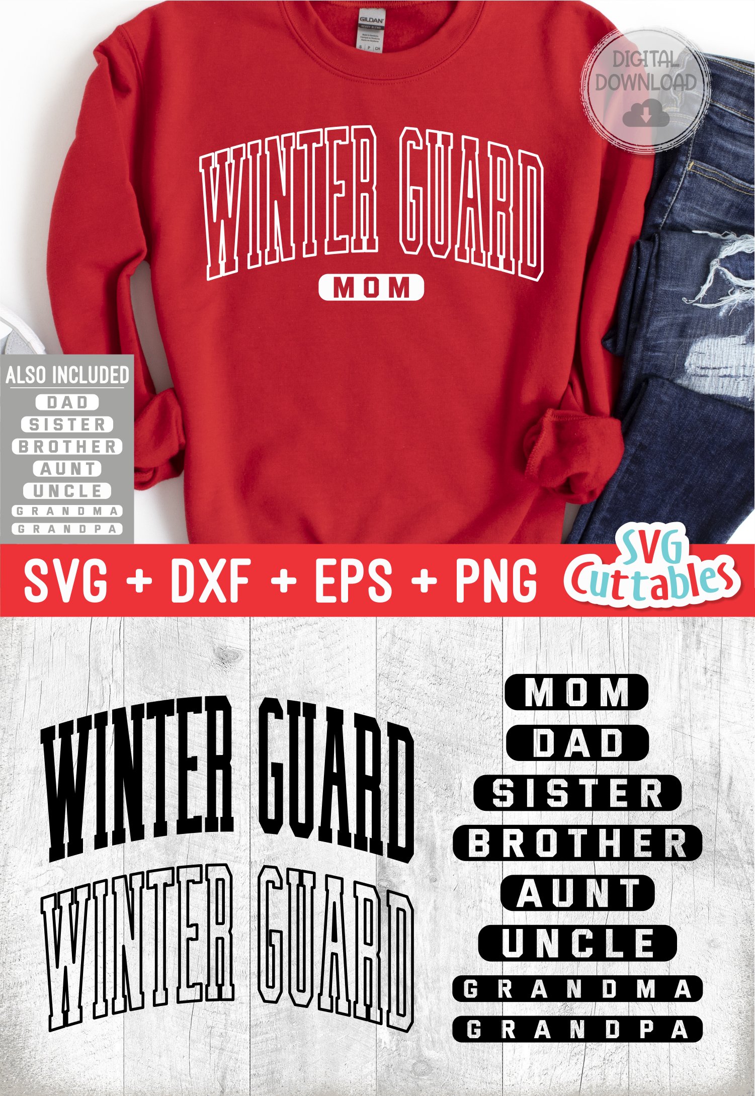 Winter Guard SVG | Winter Guard Family