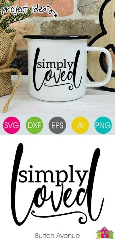 Simply Loved SVG File (1269389)