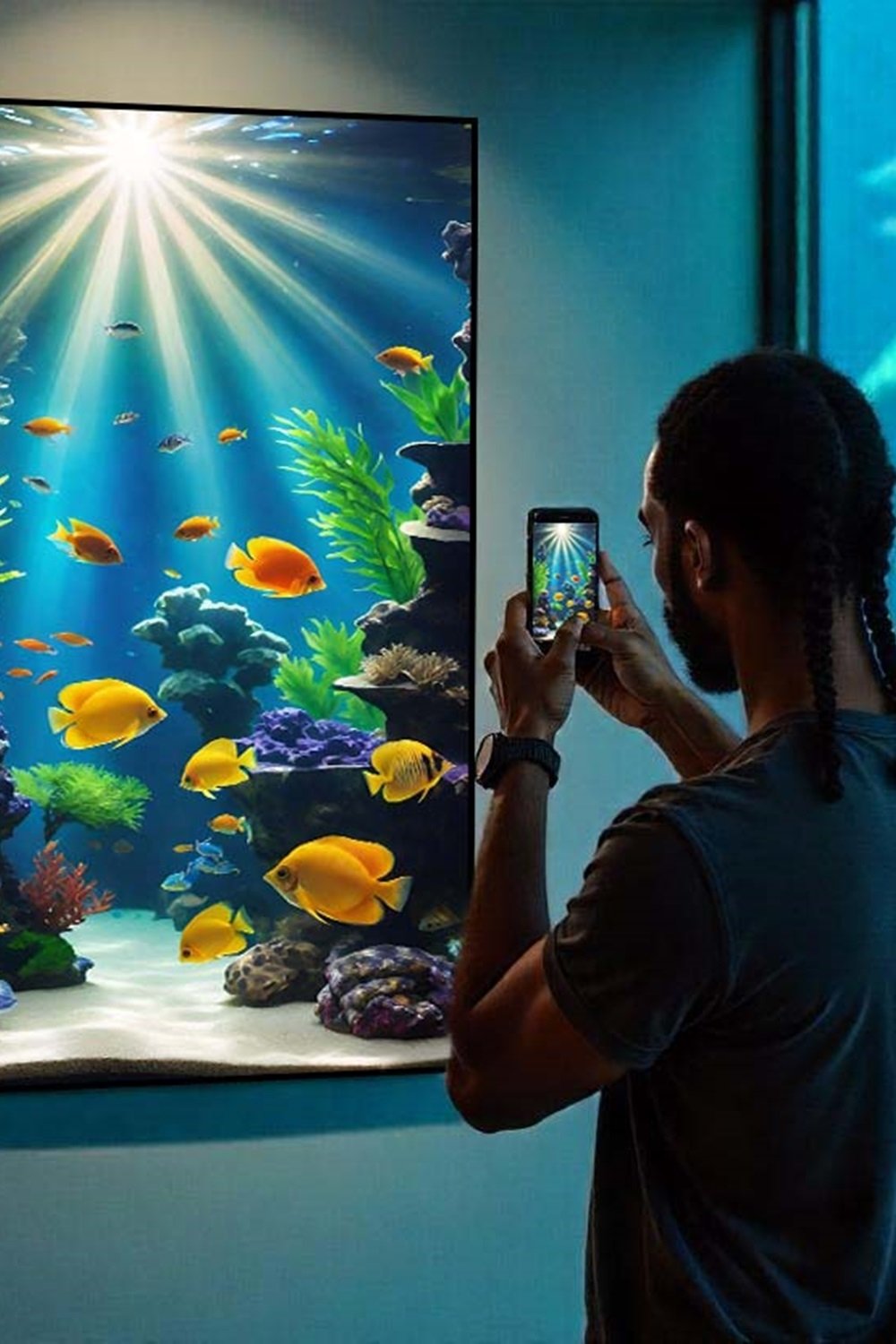 Aquatic Wonders-Smartphone Wallpapers & Poster Illustrations