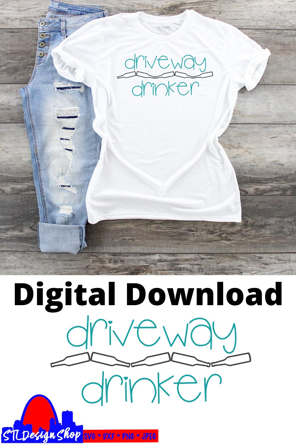 Driveway Drinker SVG JPEG DXF PNG Driveway drinker cricut