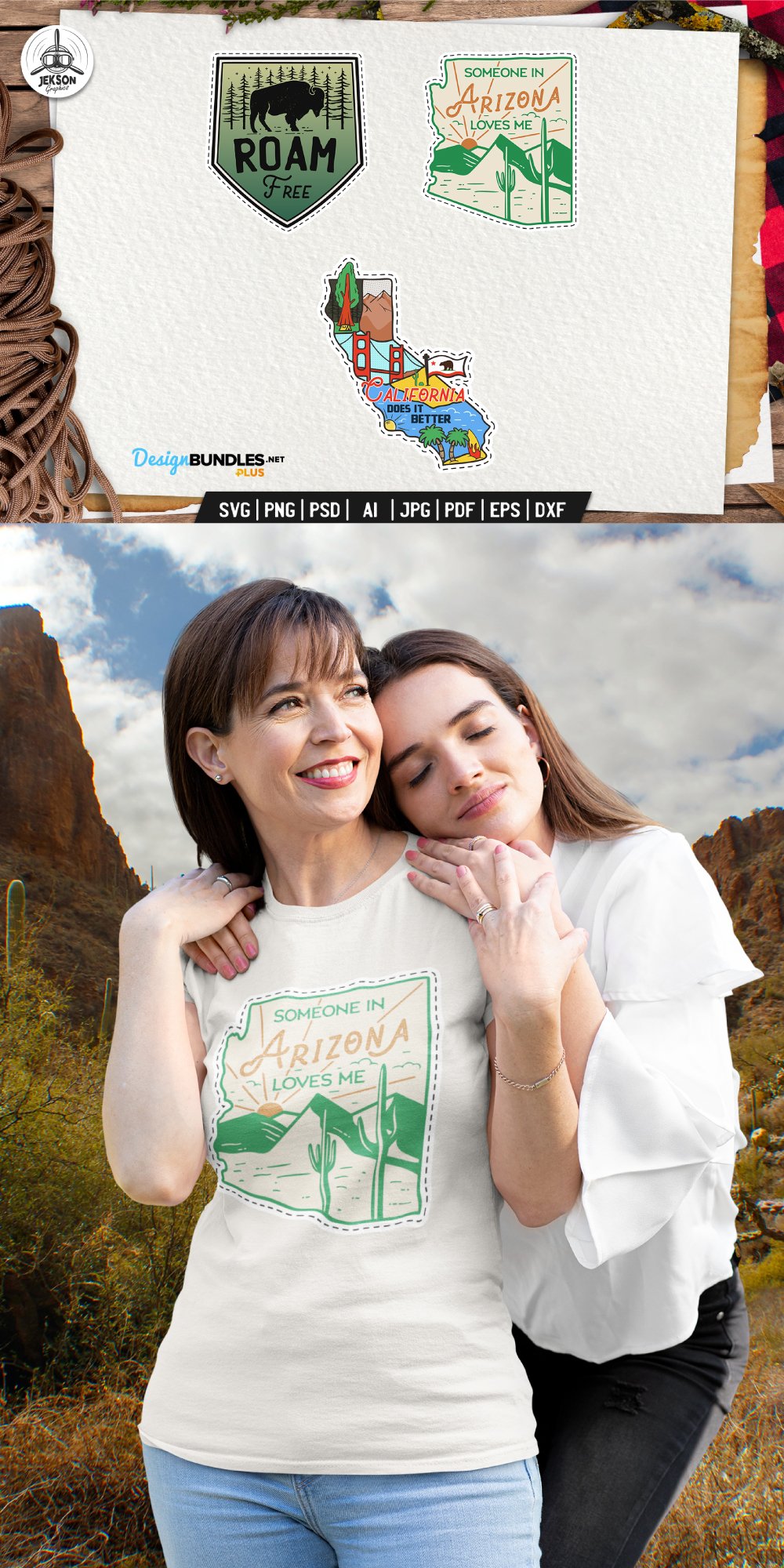 Camping Sticker PNG, Printable Camp Stickers California SVG