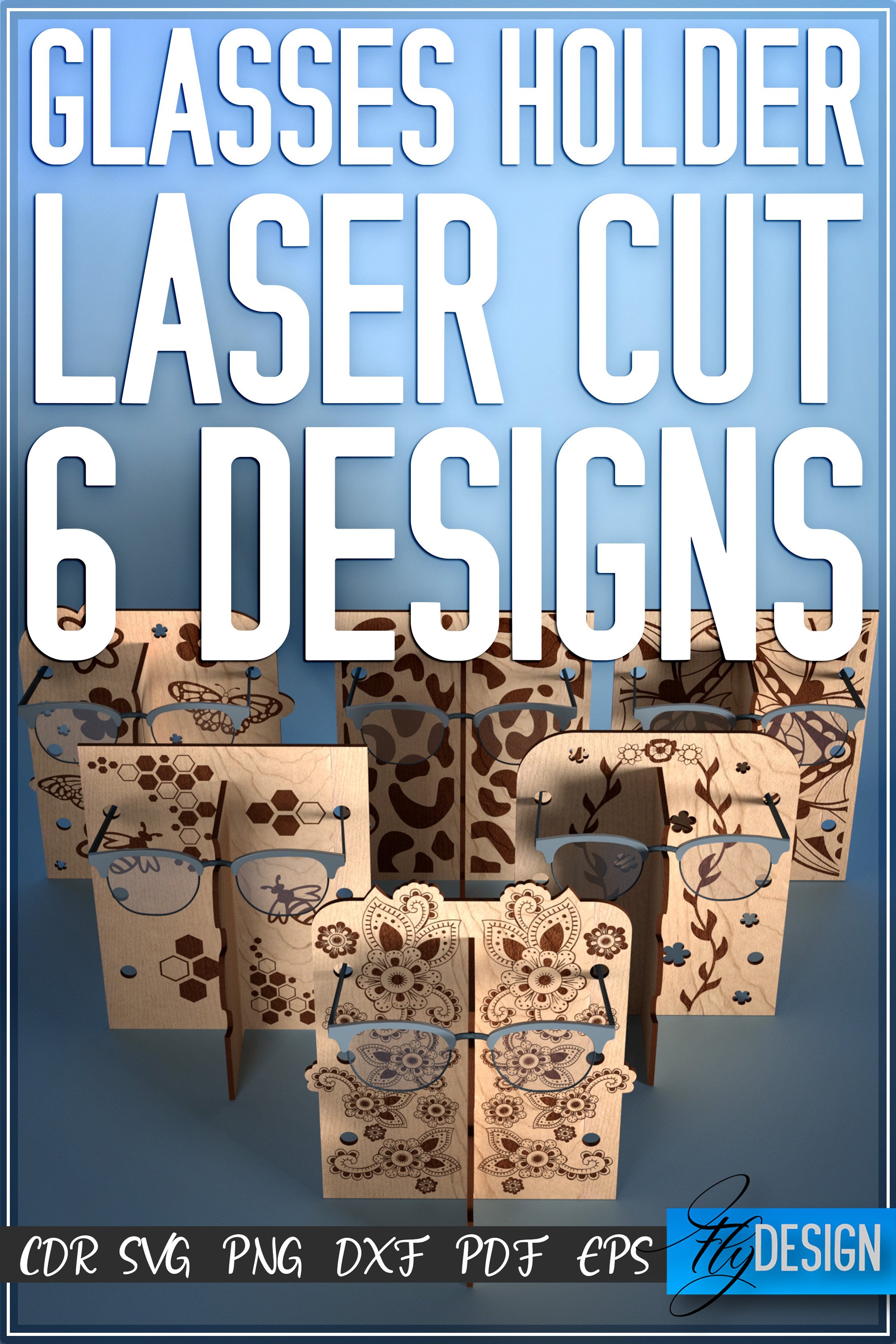 Glasses Holder Laser Cut SVG| Eyeglasses holder | Sunglasses