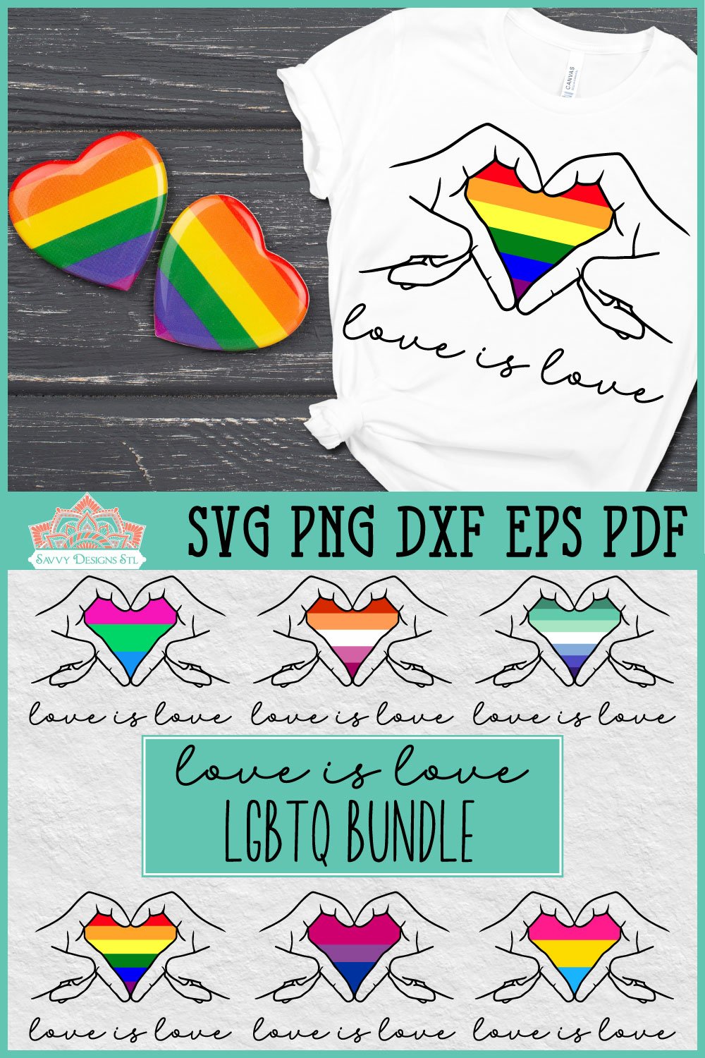 LGBTQ Pride Bundle | Pride Flag SVG