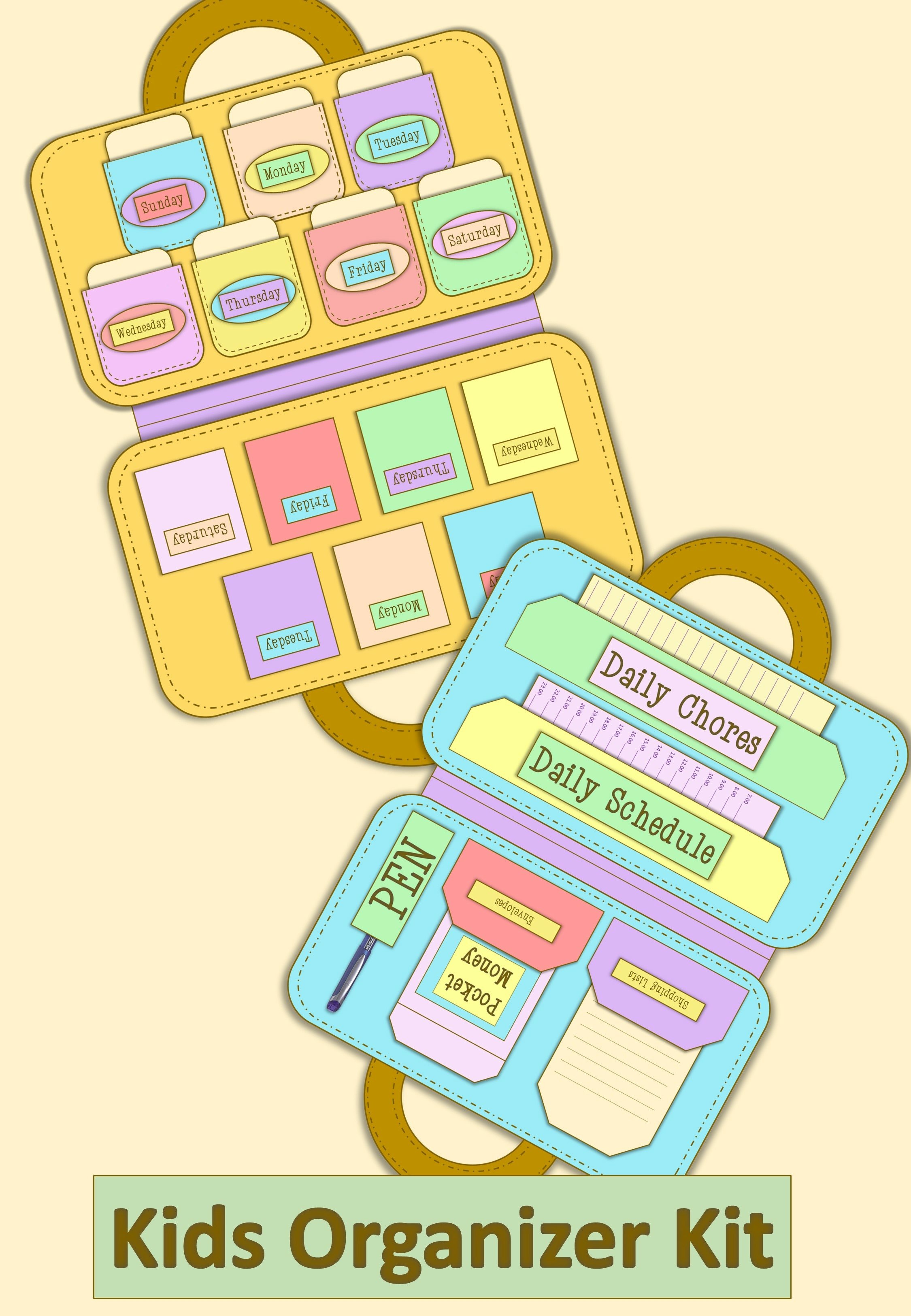 Kids school organiser