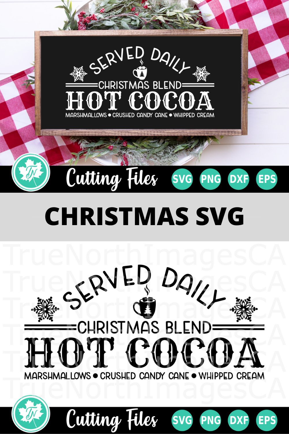 Christmas SVG | Christmas SVG Sign | Hot Cocoa SVG