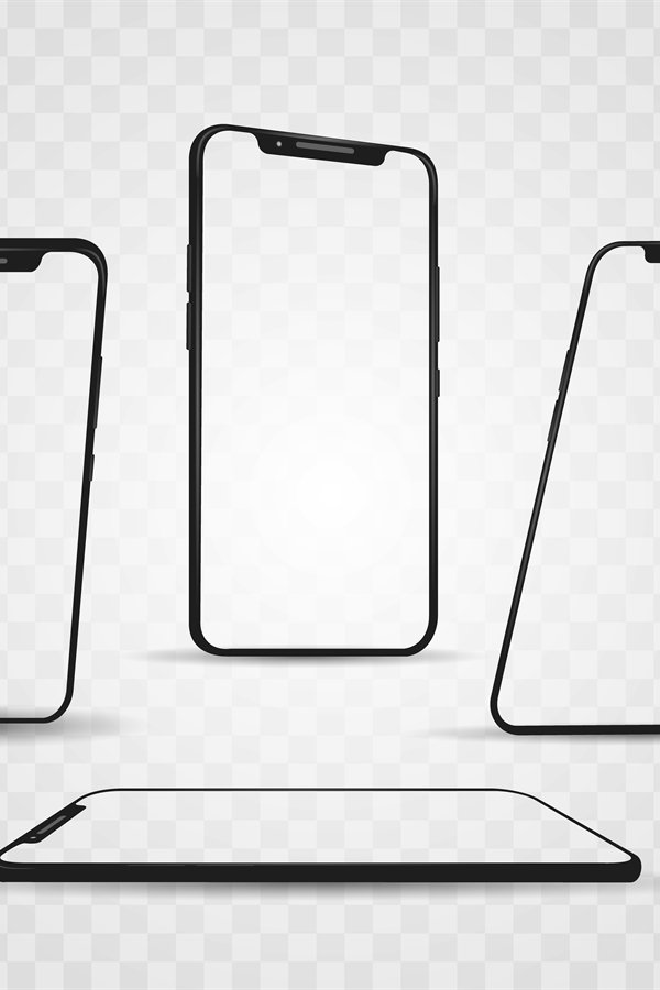 Smartphone angles mockup