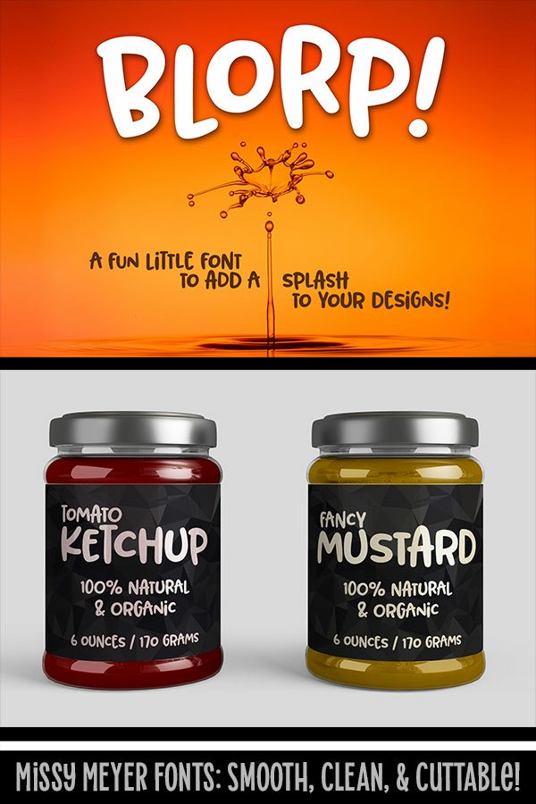 BLORP! A fun, weird little font!