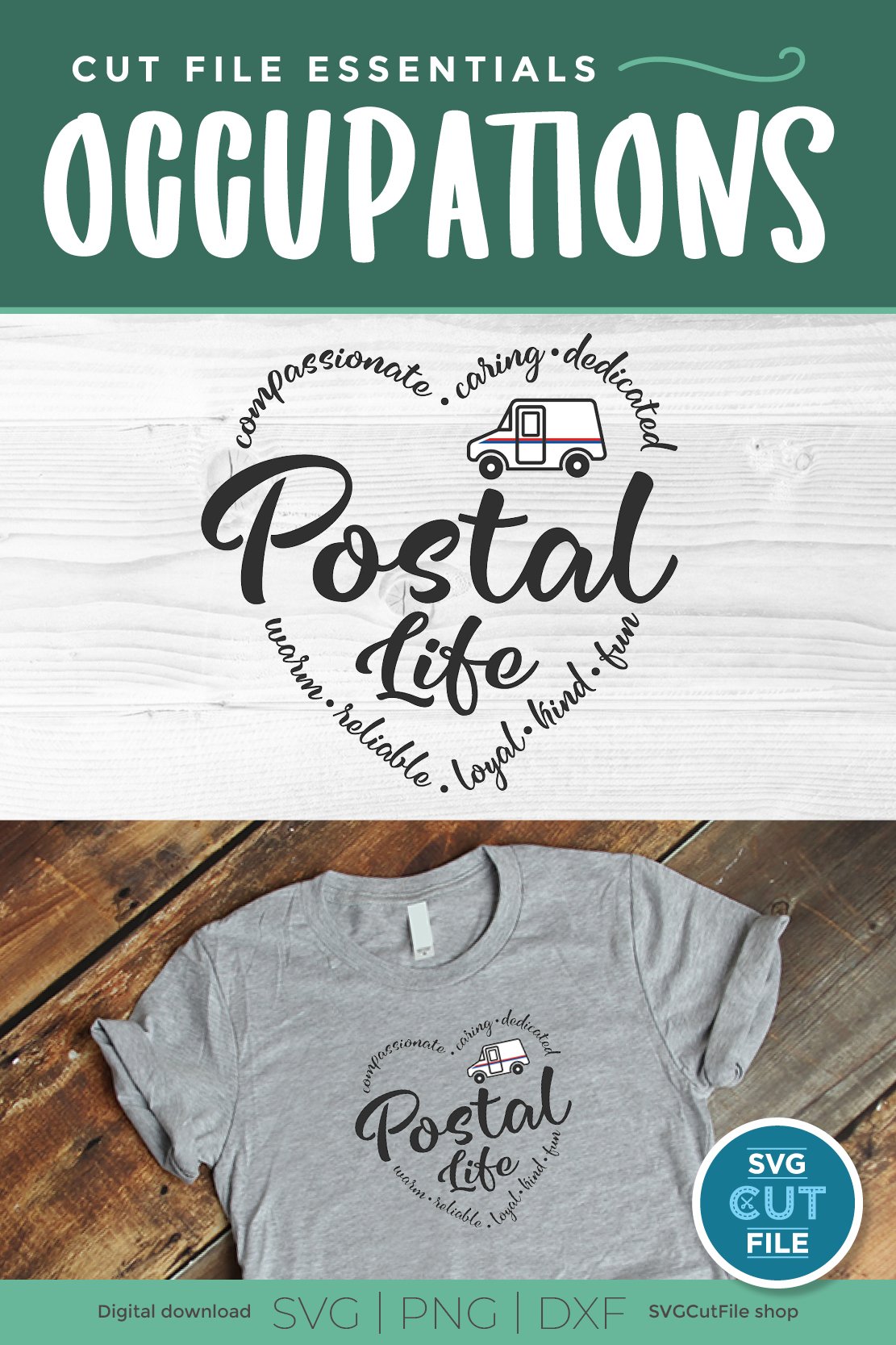 Postal Life SVG File: Creative Design for Mail Lovers