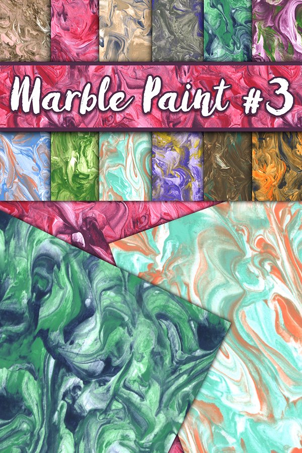 Marble Paint Textures - Set 3