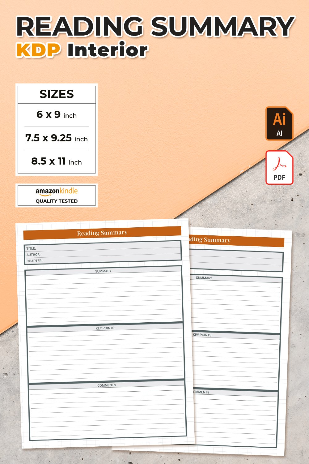 Reading Summary | KDP Interior Template