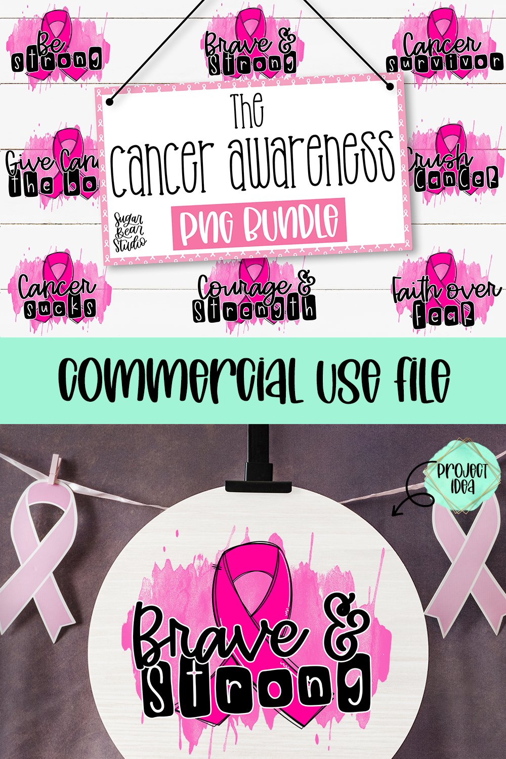 The Cancer Awareness Bundle | A Bundle With 30 PNGs
