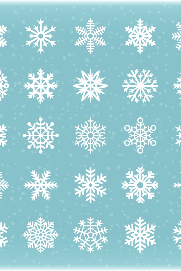 Beautiful winter vector snowflakes for xmas card and backgro